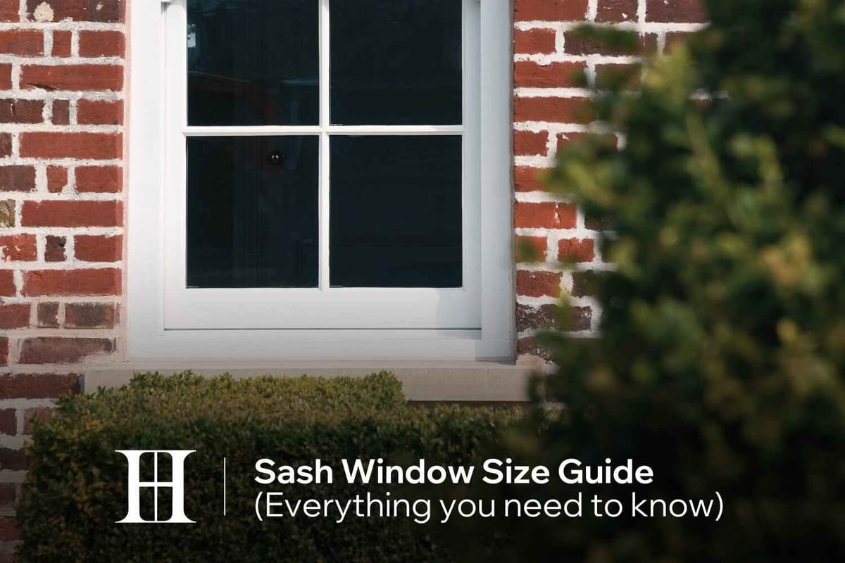 Sash Window Size Guide (Everything you need to know)